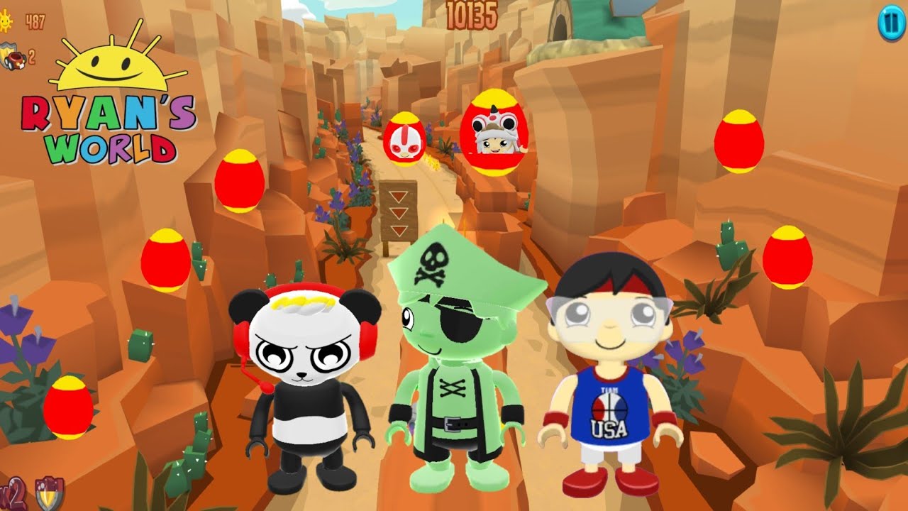 Backward Mobile Gameplay of Tag with Ryan Combo Panda vs Ghost Pirate ...