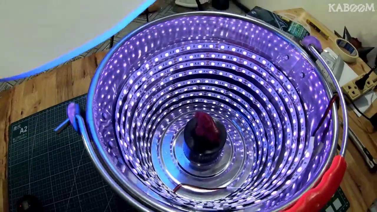 Making an UV box for curing resin - Tự làm hộp UV sấy resin - YouTube