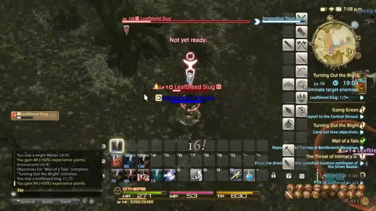 FF XIV ARR Final Fantasy XIV ARealmReborn MRD Level 14 to 15 - YouTube