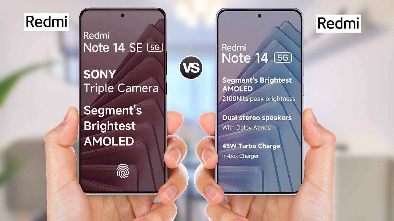 Redmi Note 14 SE 5G vs Redmi Note 14 5G || Full Specs Comparison - YouTube