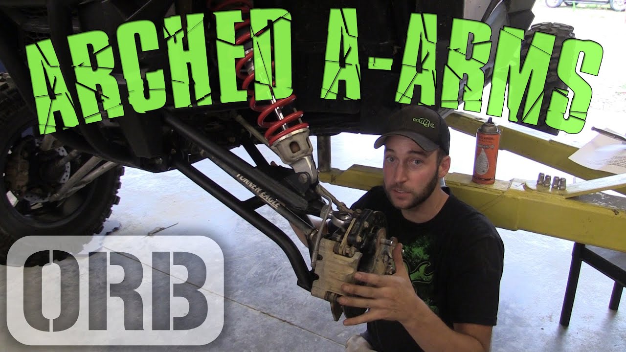 How To Install Polaris RZR Arched A Arms from ORB Fab - YouTube