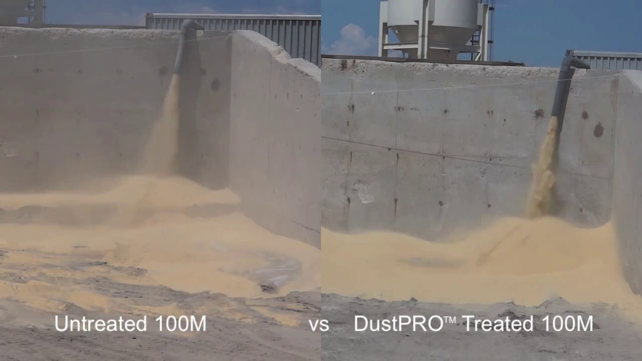 DustPRO® 100M vs. Untreated Sand 100M Comparison Video - YouTube