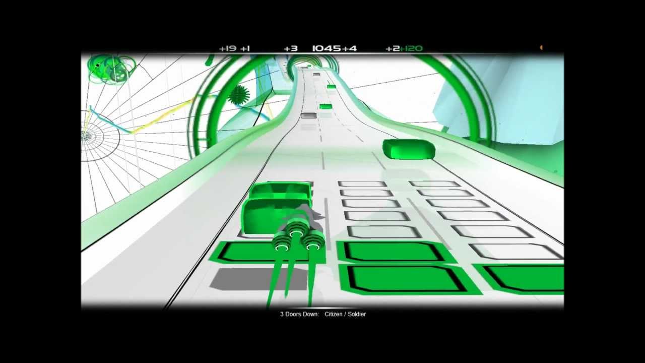 audiosurf - 3 doors down, citizen soldier - YouTube