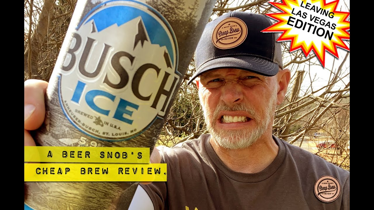 Busch Ice Beer Review by A Beer Snob's Cheap Brew Review - YouTube