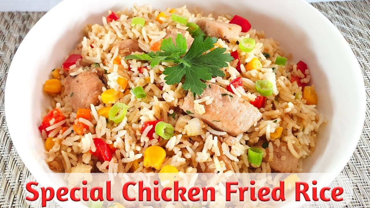 How to Make Special Chicken Fried Rice - YouTube