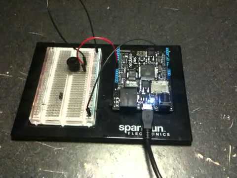 Netduino SIK CIRC-06 - Music with a Piezo buzzer - YouTube