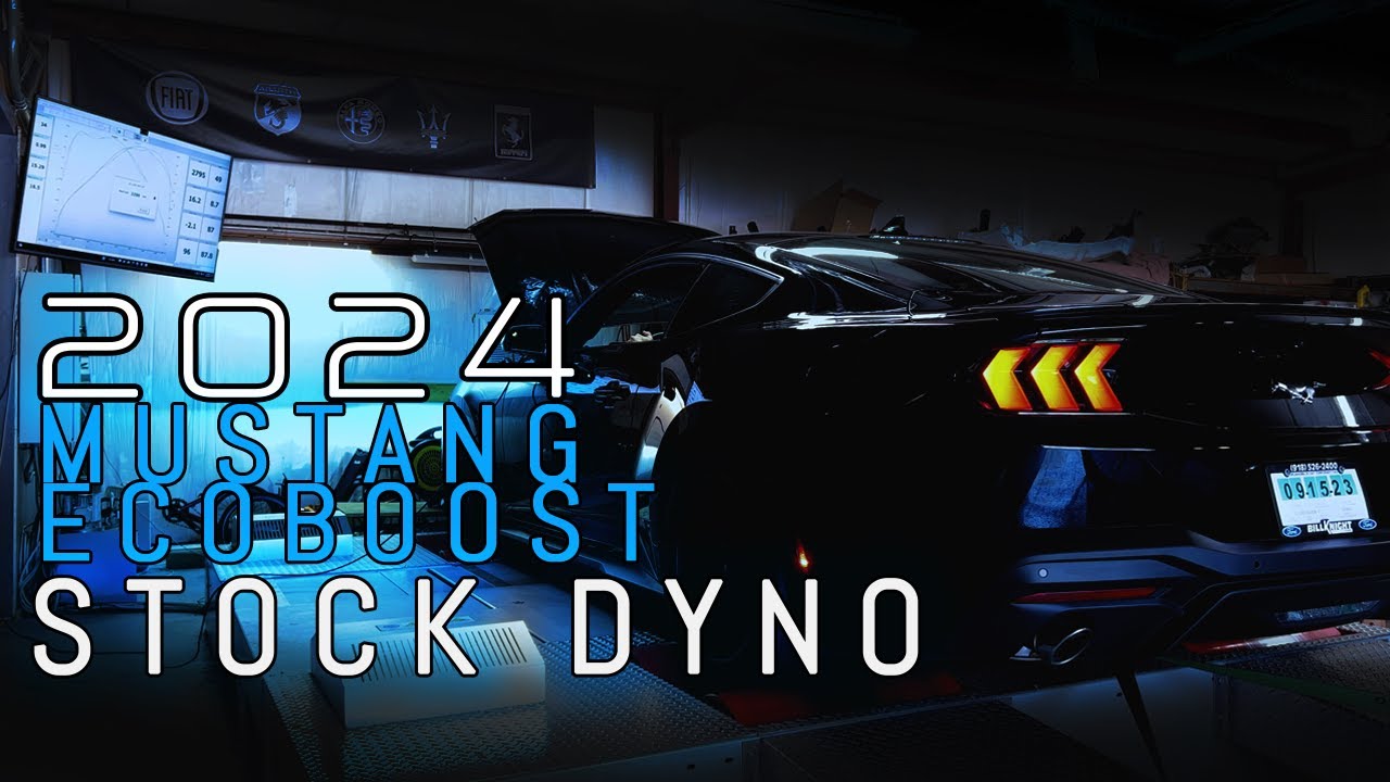 2024 (S650) FORD MUSTANG ECOBOOST 2.3L // FIRST STOCK DYNO ...