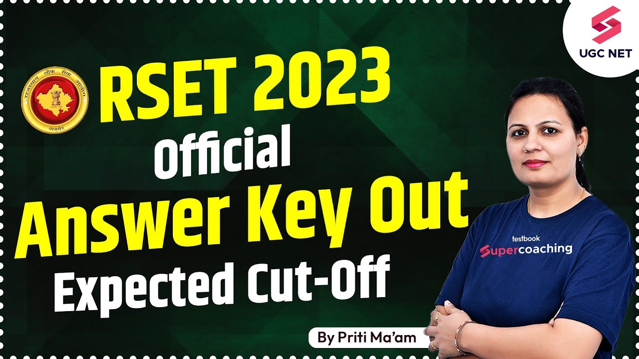 RSET 2023 Official Answer Key Out | Expected Cut-Off | RSET Latest ...