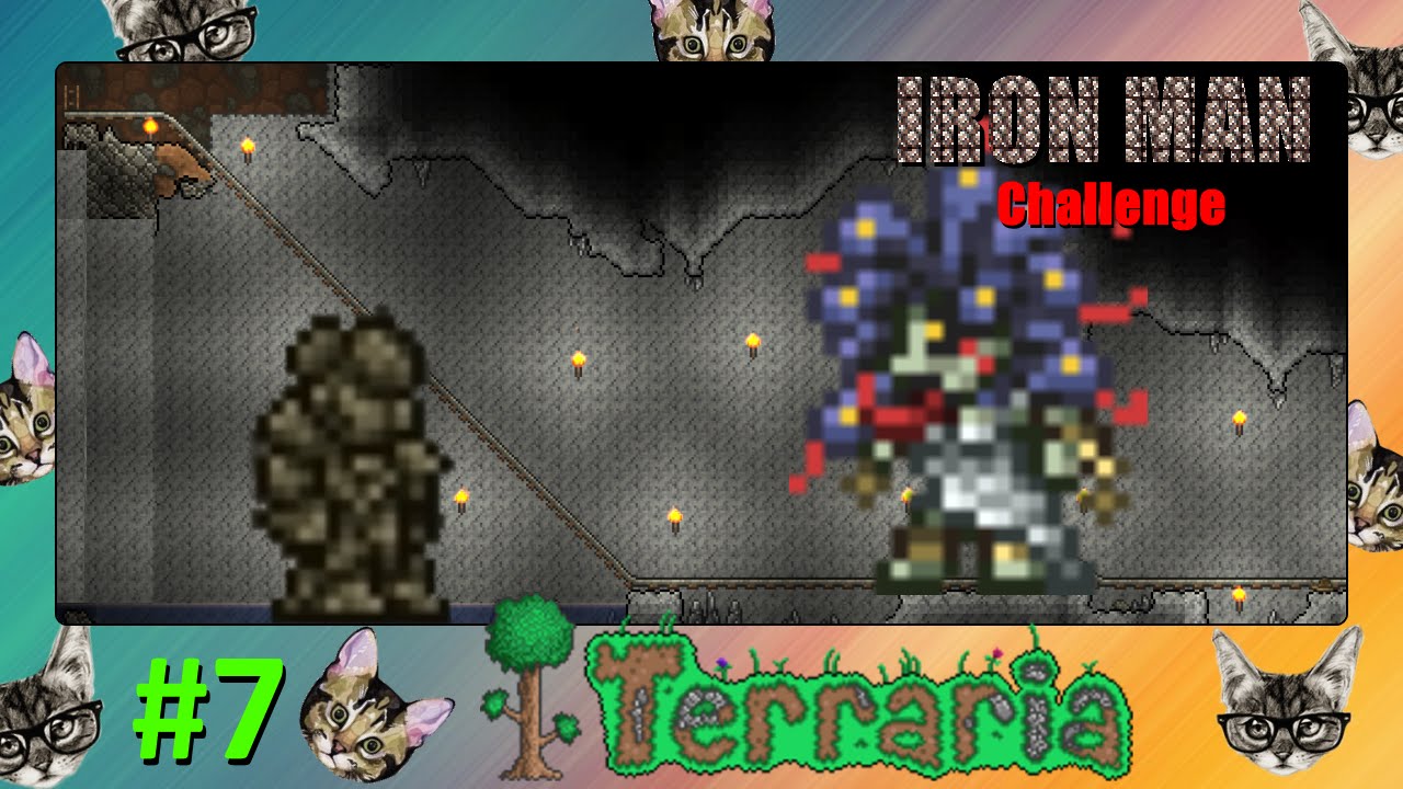 Terraria 1.3 Let's Play - Iron Man Challenge - Medusa Round Two [7 ...