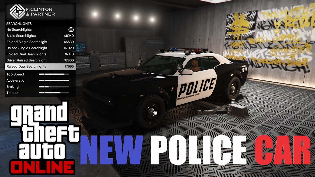GTA Online New Car - Bravado Gauntlet Police | Új Rendőr Autó Bemutató ...