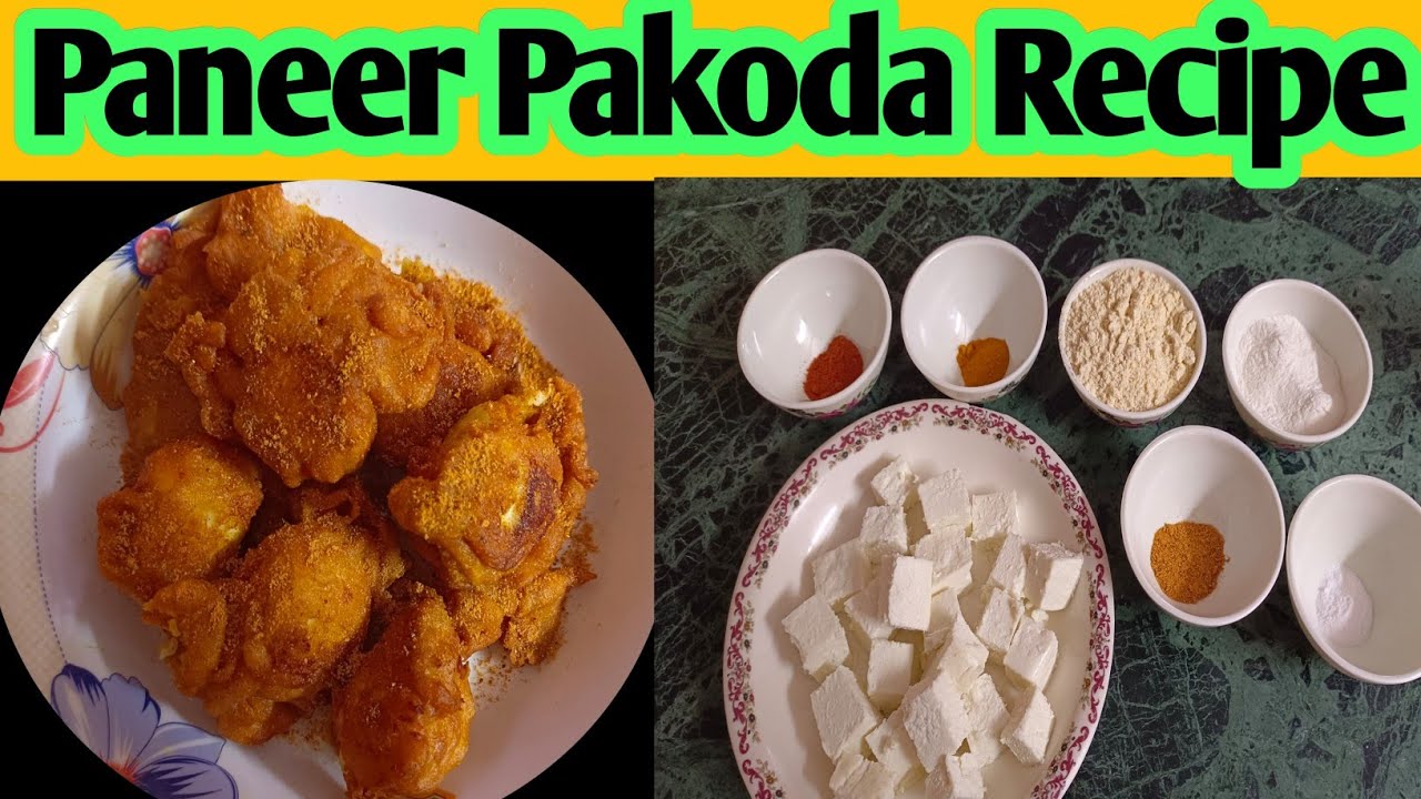 Paneer Pakoda Recipe by kukreja's cooking easy and simple recipe - YouTube