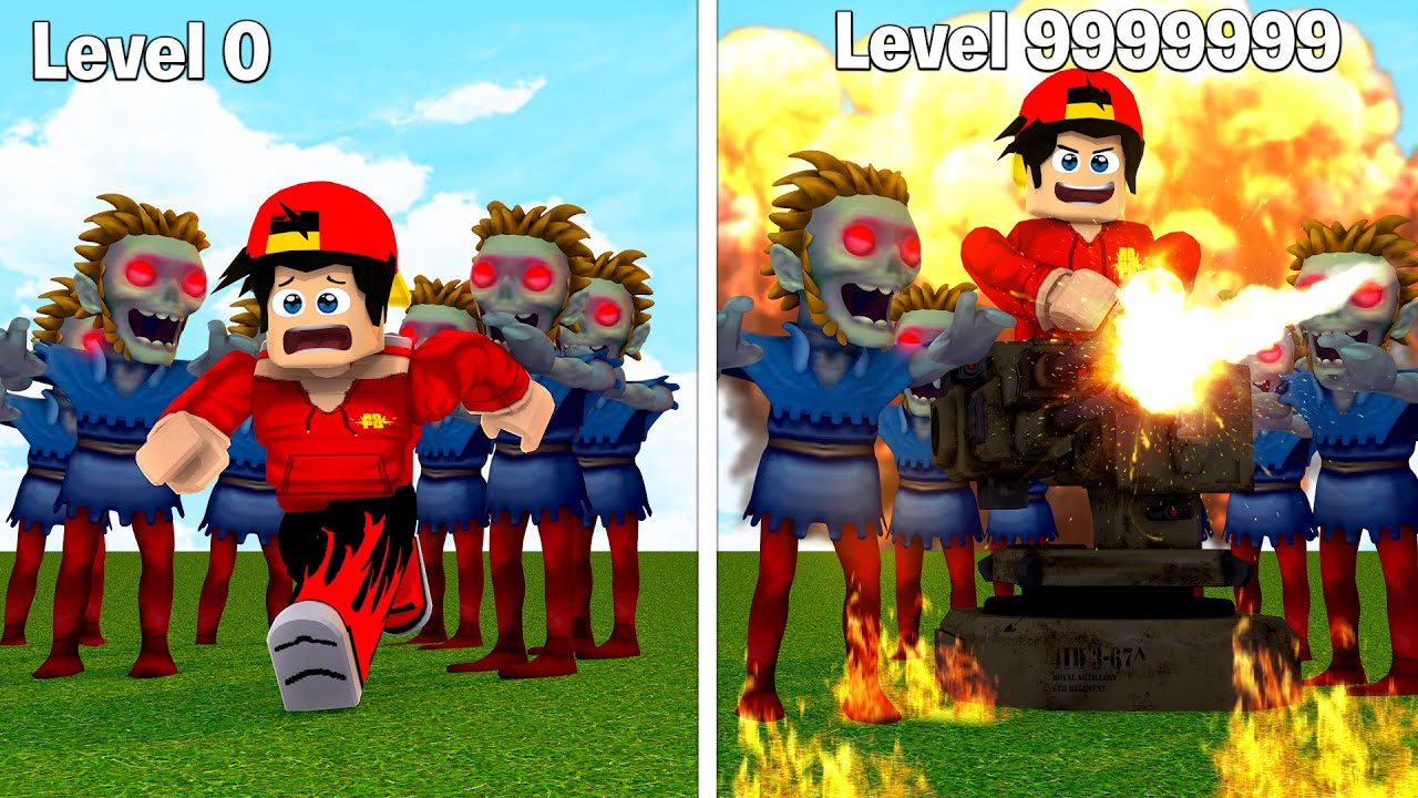 I BUILT A LEVEL 999999 ZOMBIE DEFENSE BASE.... - YouTube