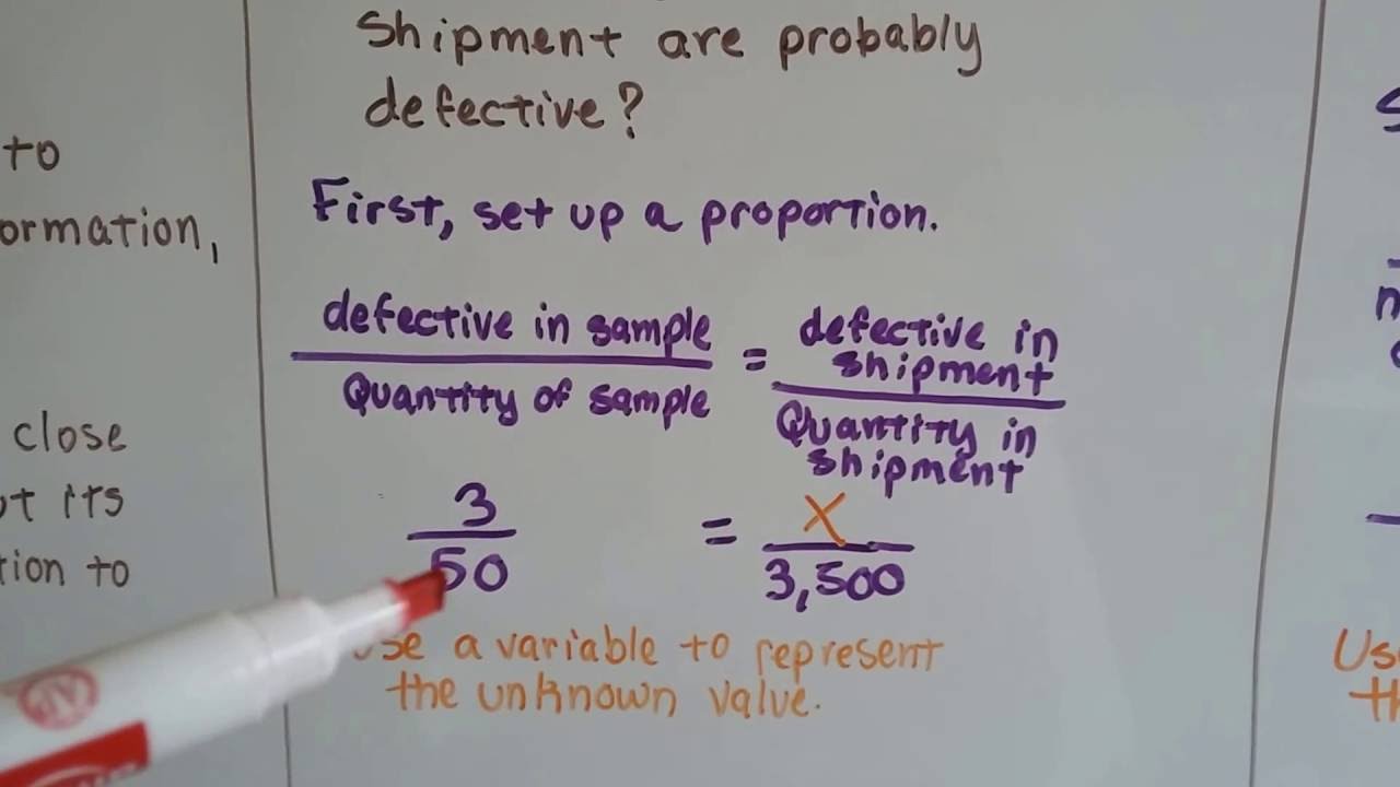 Grade 7 Math #10.2c, Proportional reasoning and inferences - YouTube