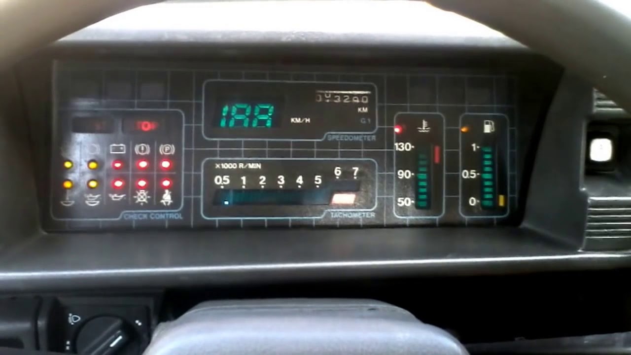 Electronic dashboard Lada Samara... - YouTube