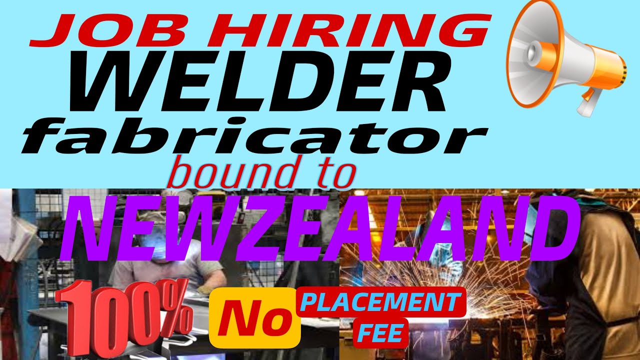 WELDER FABRICATOR job hiring bound to newzealand - YouTube