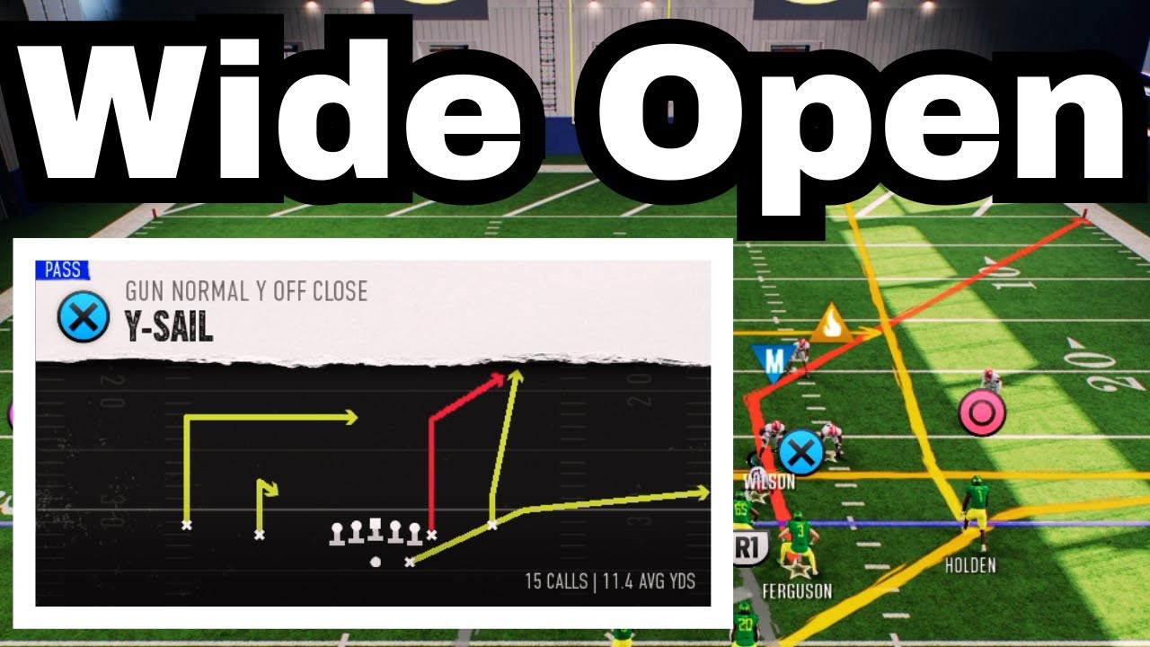 My NEW Offense Gets Receivers WIDE OPEN In CFB 25 - YouTube