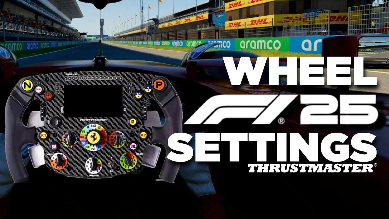 These Thrustmaster TS-XW Wheel Settings will make you FASTER on F1 25 ...