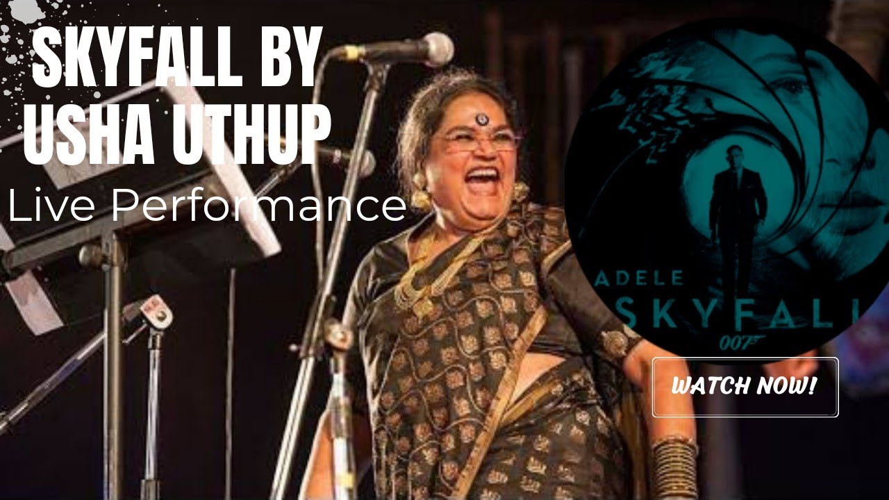 Skyfall (Adele) Live Performance by Usha Uthup in Jorhat, Assam @adele - YouTube