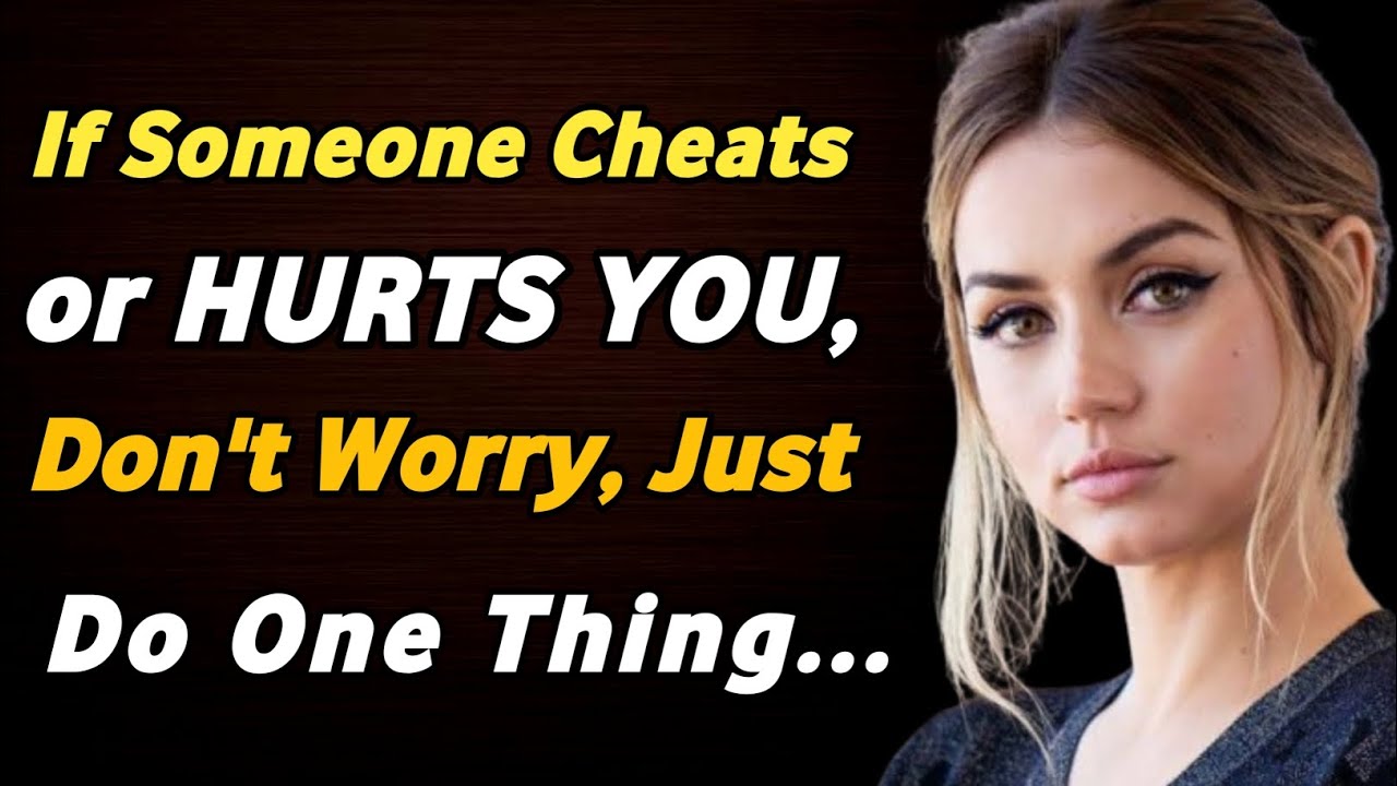 If Someone Cheats Or Hurts You, Don't Worry, Just Do One Thing ...
