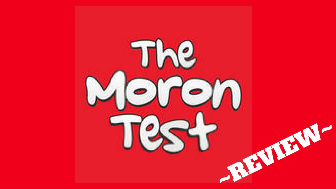 (~REVIEW~) The Moron Test |Phone Game - YouTube