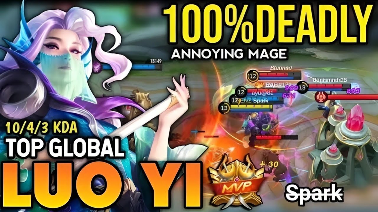 TUTORIAL LUO YI MID LANE !! - BUILD LUO YI TERSAKIT 2022 - Mobile ...