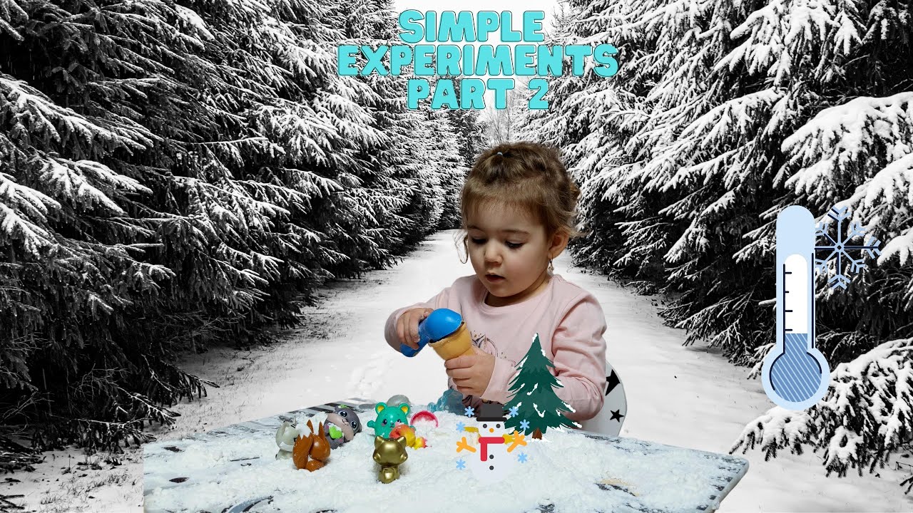 How to make homemade snow! --Simple experiments part II-- - YouTube