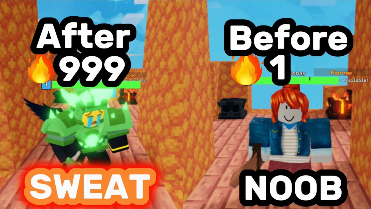 so i became a SWEAT……😱 (ROBLOX BEDWARS) - YouTube