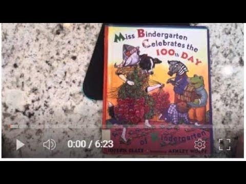 Miss Bindergarten celebrates the 100th day of kindergarten - YouTube