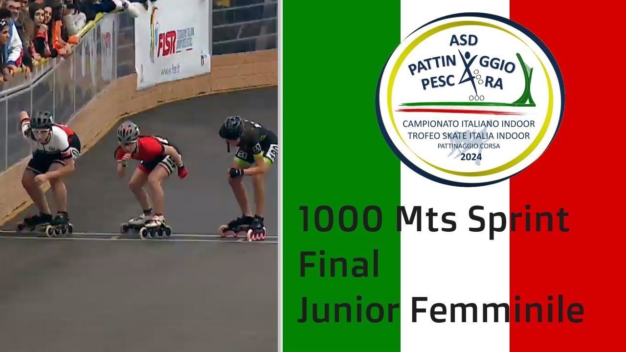 1000 Mts Sprint Junior Femminile Final - Pescara | Italia - YouTube