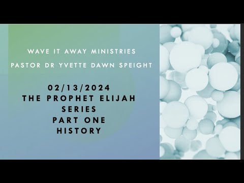 FEB 13 2024 THE PROPHET ELIJAH SERIES::DR SPEIGHT - YouTube
