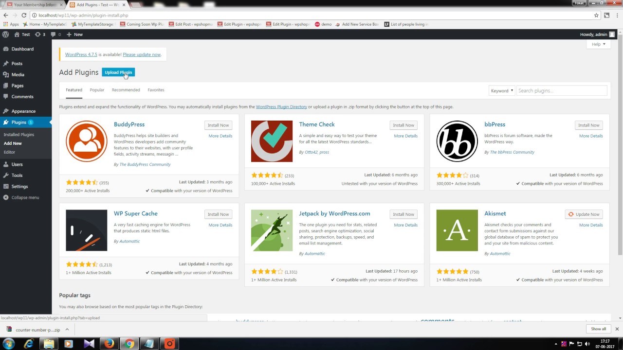 How to install counter number pro plugin - YouTube