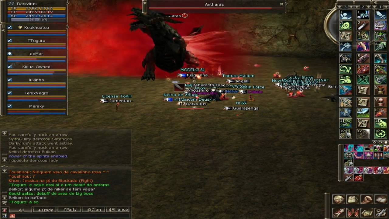 Newage matando Antharas L2 TNT - YouTube