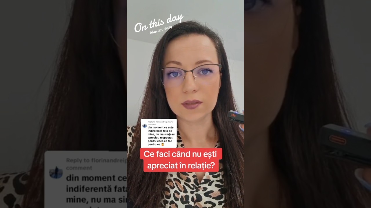 Ce faci când nu ești apreciat în relație? - YouTube