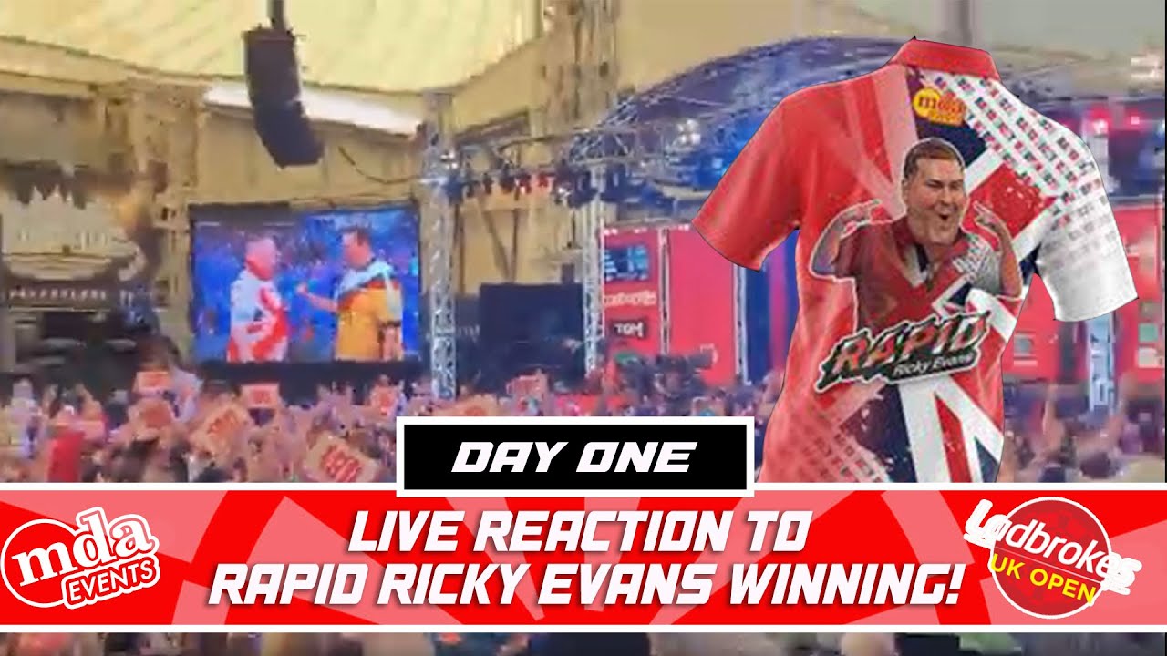 Rapid Ricky Evans 2025 UK OPEN - LIVE REACTION WIN! - YouTube