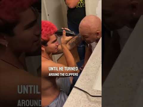 He shaved his own head so his grandma wouldn’t have to do this alone ❤️