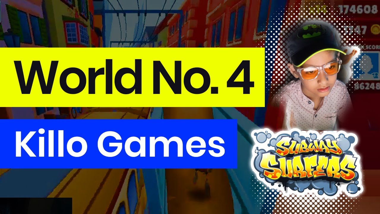 World No 4 Subway Surfers Kiloo Games - YouTube