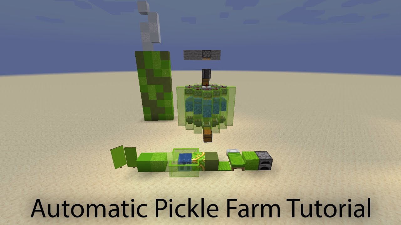 Easy Automatic Sea Pickle Farm - Minecraft 1.16+ - YouTube