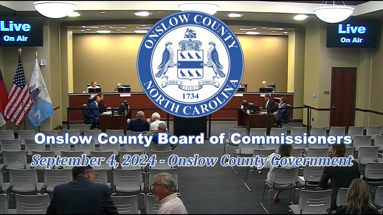 Onslow County Board of Commissioners' Meeting - YouTube