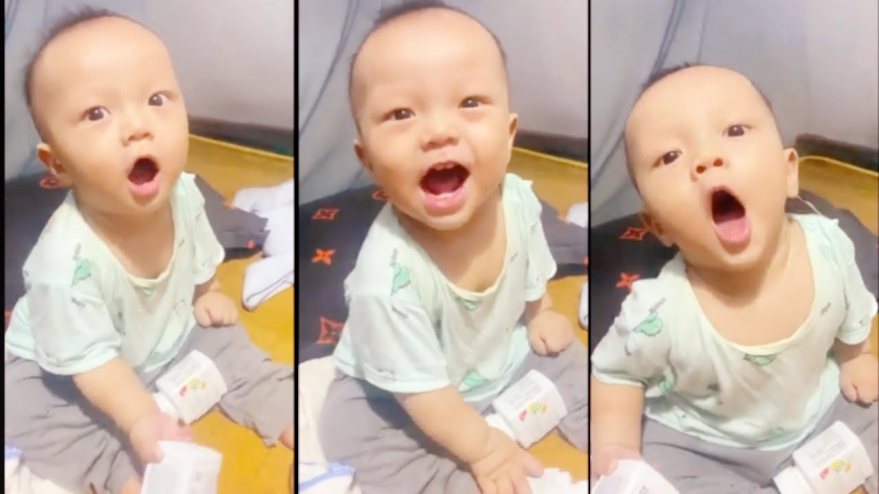 Baby So Cute | Funny Baby Reaction - YouTube