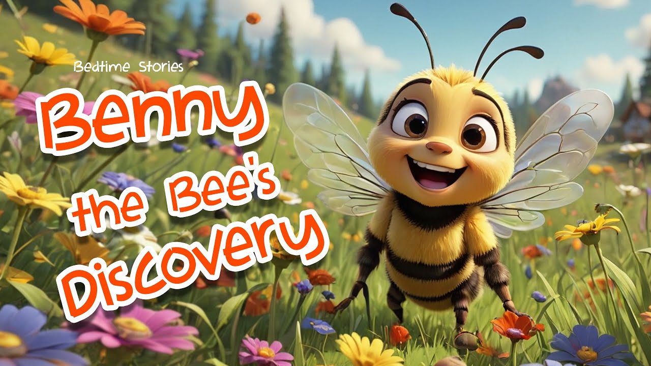 Bedtime stories for kids in English : Benny the Bee's Discovery - YouTube