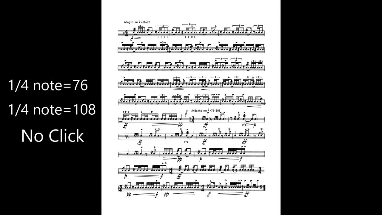 Albright Solo #23 Polyrhythmic Studies - Sight-Reading with Rick - Very ...