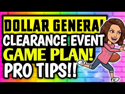 🎉INFO! VISUALS! TIPS! & MORE!🎉DOLLAR GENERAL CLEARANCE EVENTS🎉GAME PLAN ...
