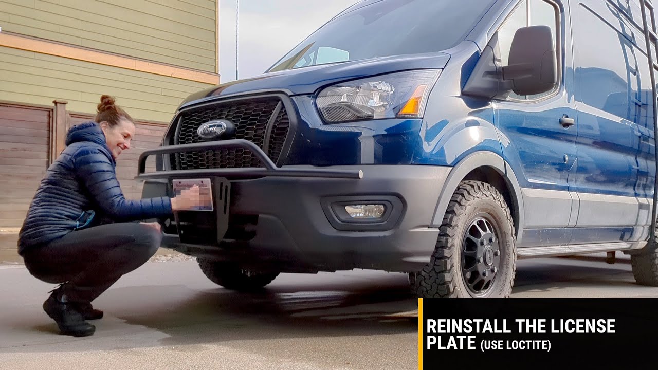 Ford Transit Nudge Bar Installation - YouTube