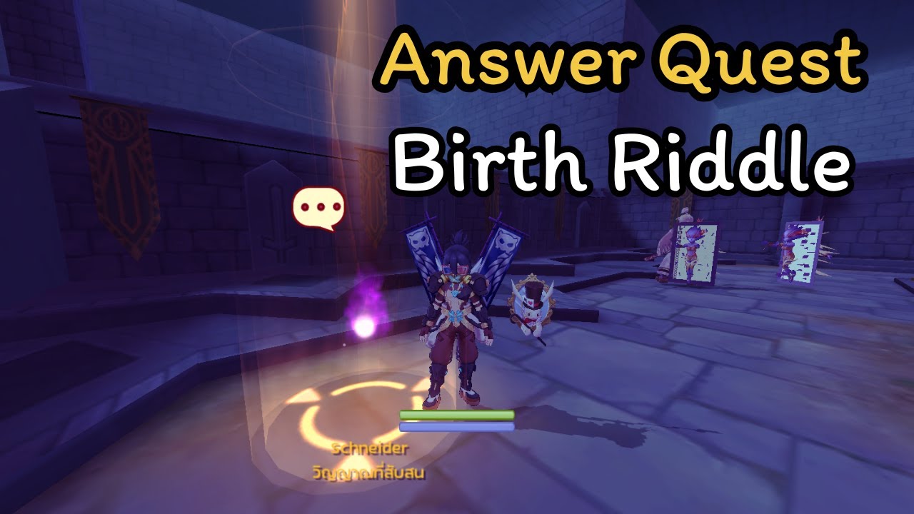 Ragnarok M Classic : Answer Quest Birth Riddle - YouTube