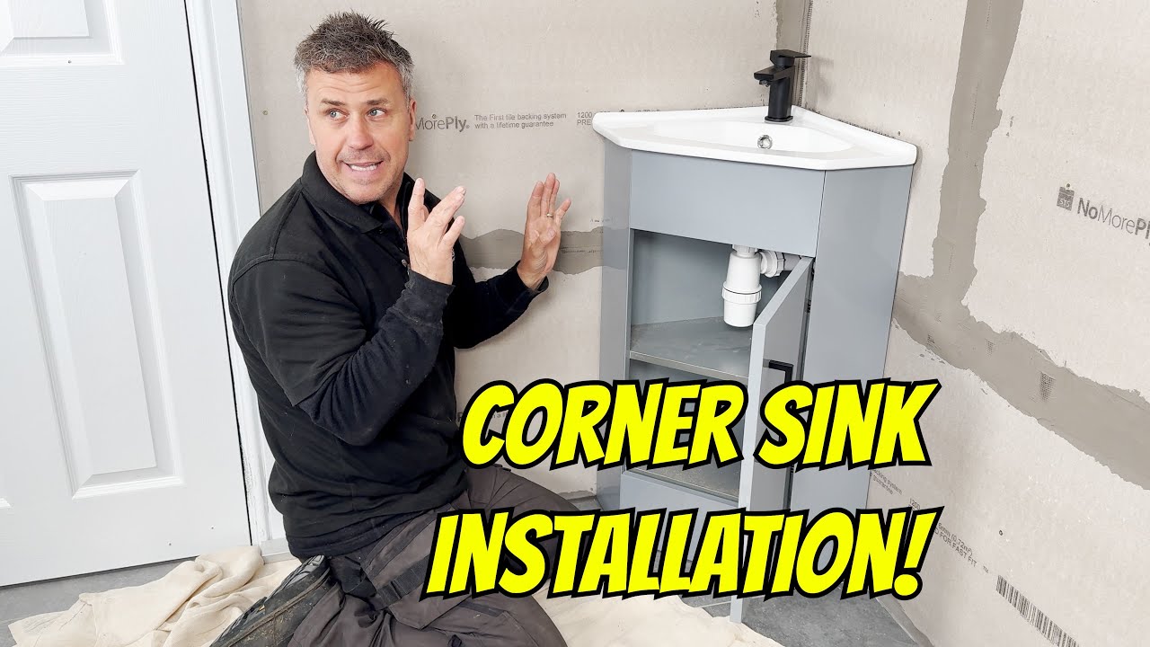 DAY 332: CORNER SINK INSTALLATION! - YouTube