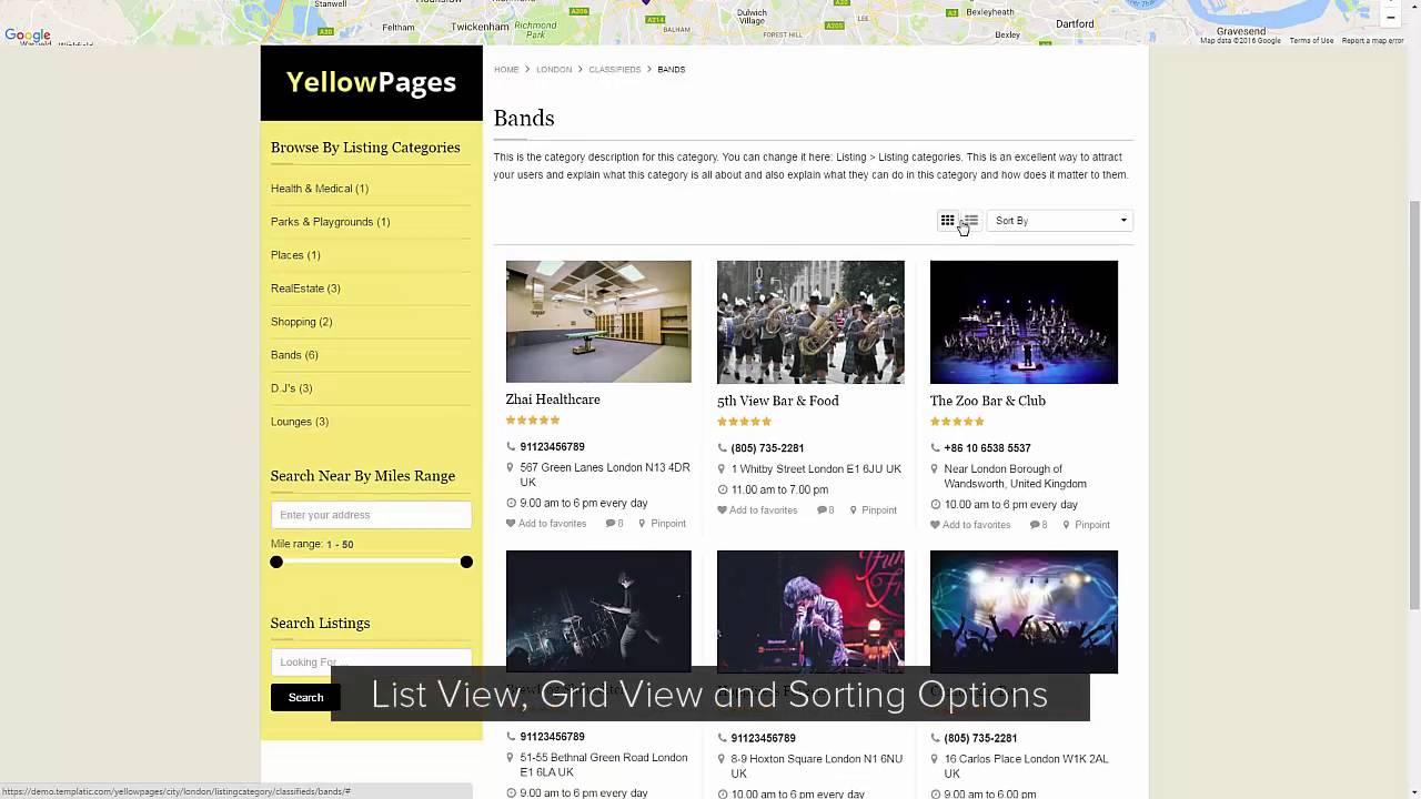 YellowPages - Multipurpose WordPress Directory Theme - YouTube