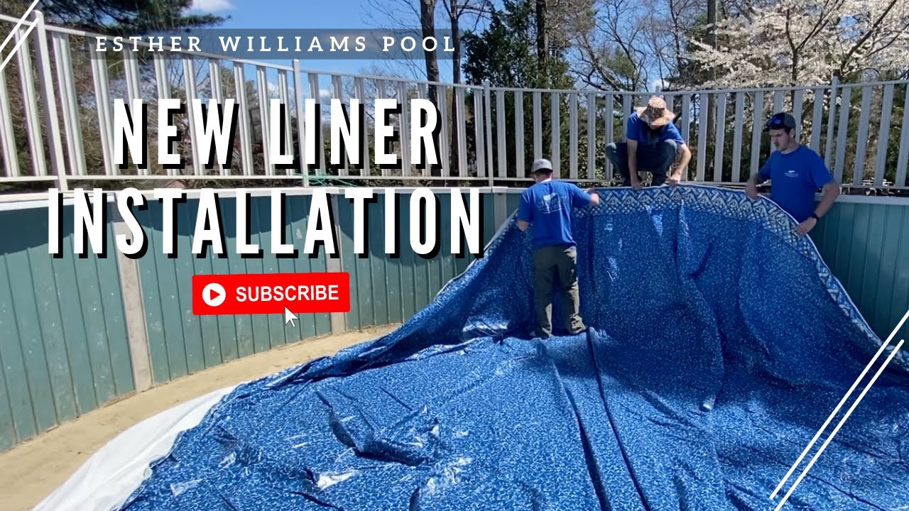New liner for a 20 year old pool..Esther Williams Liner Replacement ...