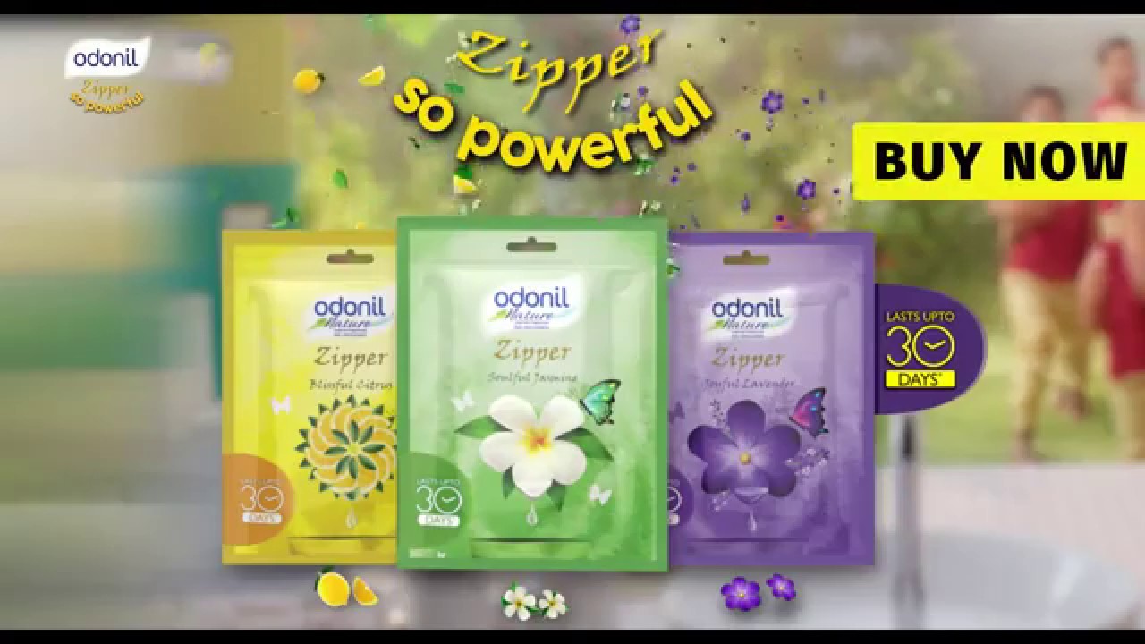 Odonil Zipper - Powerful air freshener fragrance - YouTube