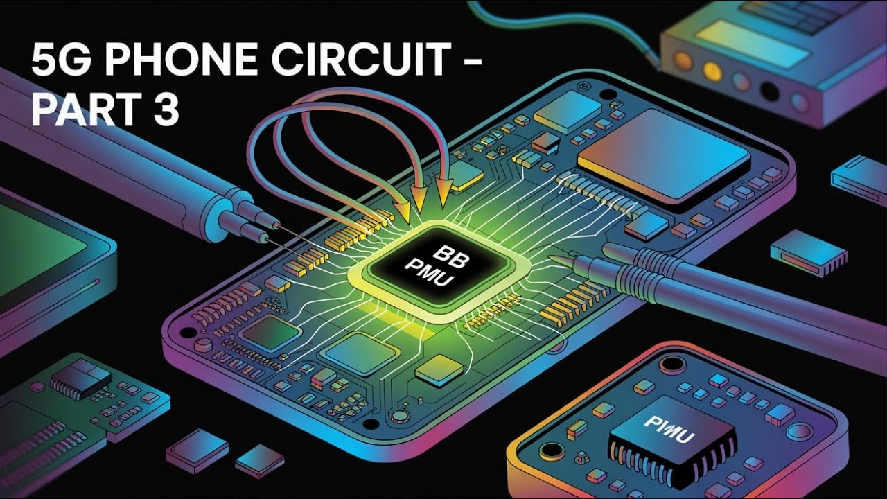 5G Phone Circuit Part 3: BB PMU Chip Working, Voltage Rails & CPU ...