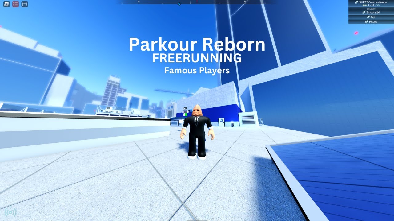 Freerunning With FAMOUS Reborn Players - YouTube